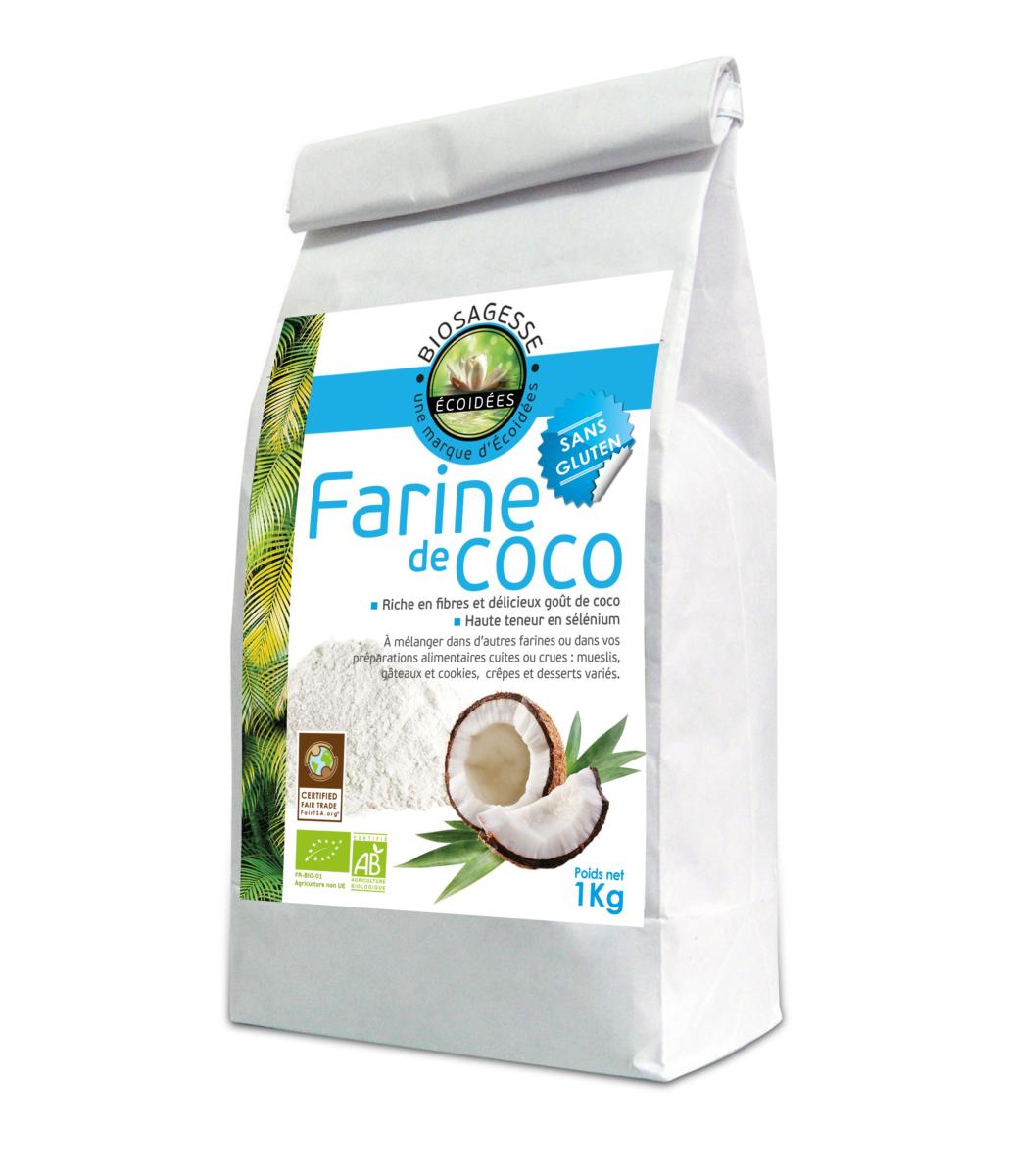 Farine de coco 1 kg Biosagesse